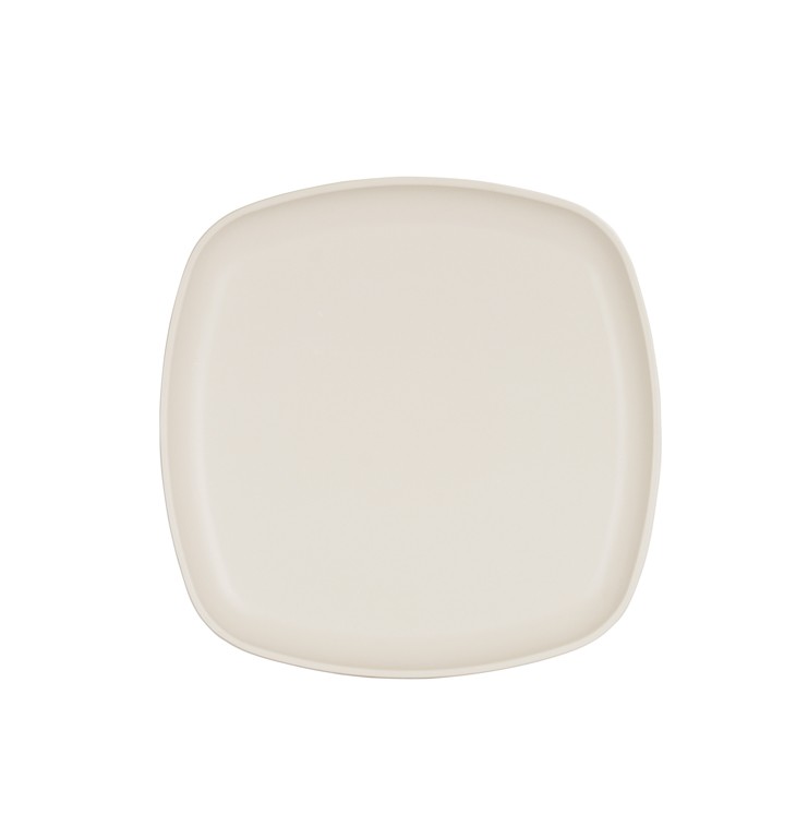 Oslo 8" Sq Plate - Ivory - Cal-Mil